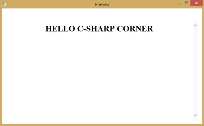Simple Html Editor Using Wpf 7621